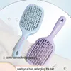 Square Hollow Hairbrush Wide-Tooth Comb for Detangling and Scalp ...