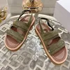 Leather Slides Women Casual Flat Ankle Strap Sandals with Genuine ...