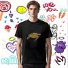 Premium 230g Pure Cotton Men's T-Shirt - Hip Hop Style, Customizable ...