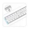 Kokuyo Campus 15cm Ruler Dual Sided Scale Transparent Acrylic Straight ...
