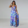 Casual Women Mini Strapless Backless Pleated Tieup Flower Print Dress ...