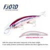 FJORD Heavy Sinking Minnow Fishing Lures Saltwater & Freshwater, Long Casting, Jerkbait, 37g/90S ...