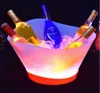 LED Ice Bucket Boat - Illuminated Drink Cooler, Wine Stand, Beer Holder ...