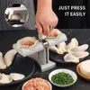 Fully Automatic Dumpling Machine Double Head Press For DIY Dumplings ...