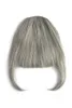 Young Fashionable Silve Clip In Grey Hair Fringe Bang... From ...