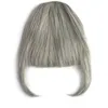 Young Fashionable Silve Clip In Grey Hair Fringe Bang... From ...