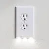 LED Cherry Wall Outlet Plate Night Light Plate With Automatic On/Off ...
