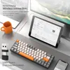 Back Lit Wireless Keyboard Compact 68 Key Mechanical Keyboard With ...