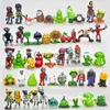 Plants Vs Zombies Action Figures 10 Pack PVC Model Toys For Kids ...