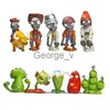 Plants Vs Zombies Action Figures 10 Pack PVC Model Toys For Kids ...