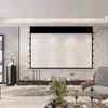 Concealed In Ceiling 150 Electric Tab Tensioned Projector Screen For ...