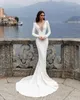 Luxury Mermaid Wedding Dresses: Sparkly Crystals, Long Sleeves, Plus ...