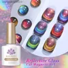 Born Pretty 10ml Double Light Reflective Glass Cat Magnetic Gel Polish ...