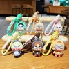 Creative Plant Fiber Animal Keychain with Crying Baby Doll, Bee, Frog ...