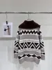 Double-Sided Full-Zip Wool Sweater Jacket with Hooded Fluffy Collar and ...