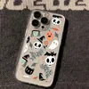 Cartoon Halloween Pumpkin Ghost Transparent Ultra-Thin Soft TPU PU Case ...