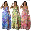 Casual Women Mini Strapless Backless Pleated Tieup Flower Print Dress ...