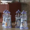 Candle Holder: Iron-Clad Lighthouse, Creative Lamp Home Decor in ...