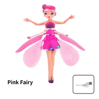 Electric RC Flying Fairy Princess Doll Toy Infrared Induction Control ...