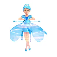 ElectricRC Flying Fairy Princess Doll Toys Infrared Induction Flying ...