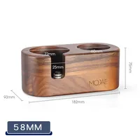 Walnut Wood Coffee Grinder And Brewer Set With Tamper Holder, Espresso ...