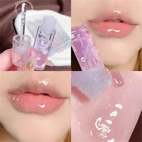 Mirror Lip Oil Moisturizing Clear Glitter Jelly Lip Gloss Plumping ...