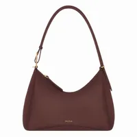 Luxury Umi Full Grain Textured Leather Leather Hobo Shoulder Bag With ...