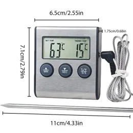 ThermoPro TP15H Waterproof Digital Meat Thermometer with 13.7 cm Long ...