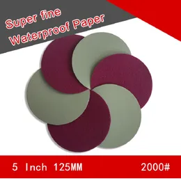 Superfine Auto Body Film Sanding Discs - 5 125mm 5-Holes Hook & Loop ...