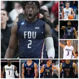 NCAA FDU Fairleigh Dickinson Knights Basketball Jerseys Sean Moore ...
