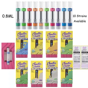 10 Strains Available Jeeter Carts 0.8ml Atomizers Vape Cartridges ...