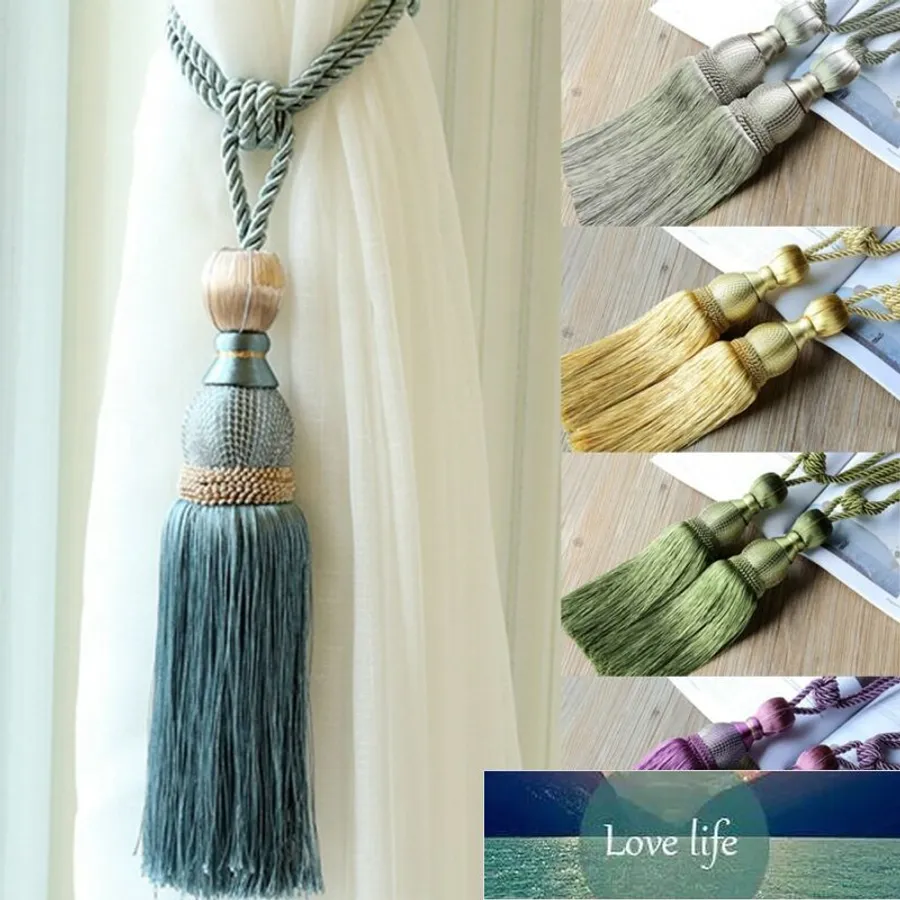 Simple and Stylish Ways to Attach Fabric Curtain Tie Backs for a ...
