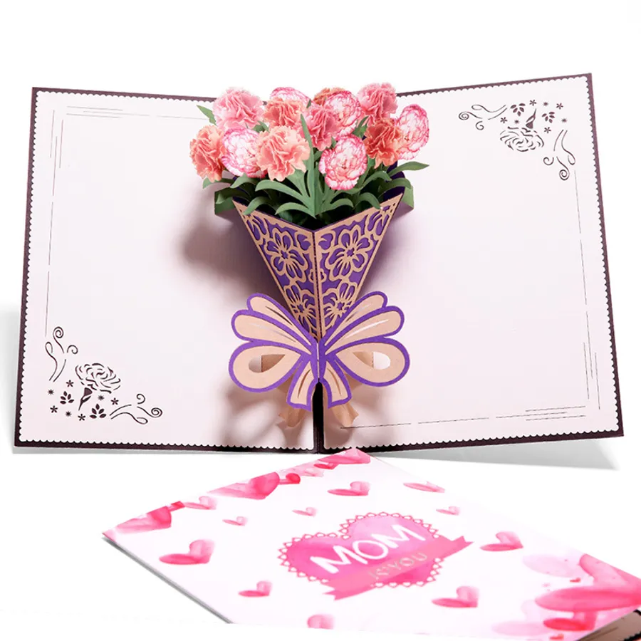 Step-by-Step Guide to Crafting Beautiful Pop-Up Flower Cards for Mother ...