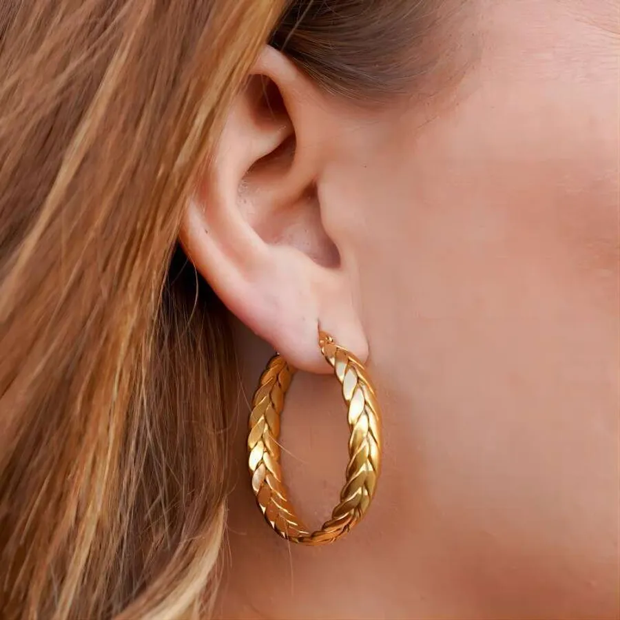 Gold dangle earrings or stainless steel wheat earrings: Which is best ...