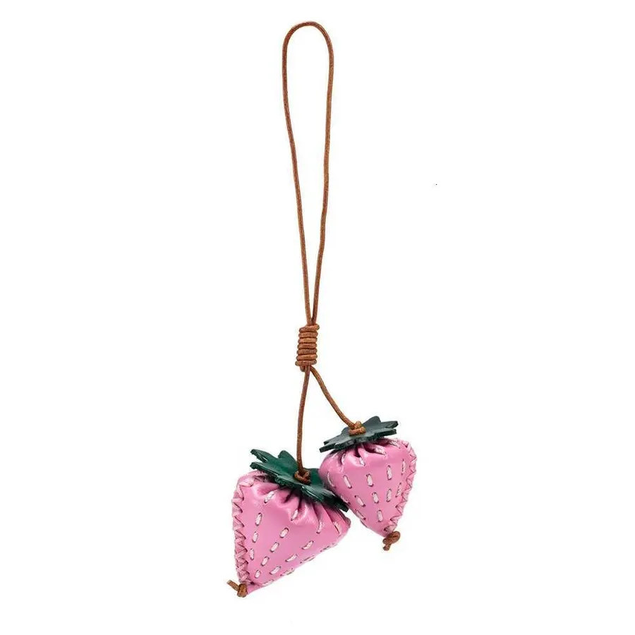 Fruit pendant or pom pom keychain: which ones trending for bags and ...
