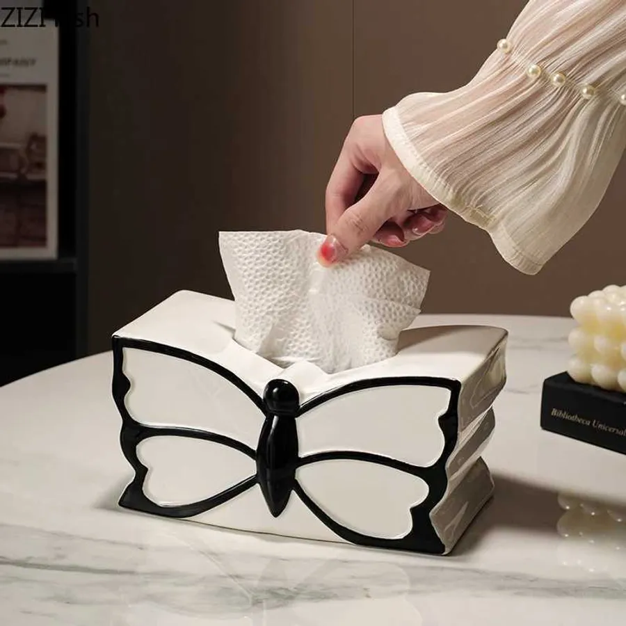 Creative Ways to Style Your Coffee Table Using a Butterfly Tissue Box ...