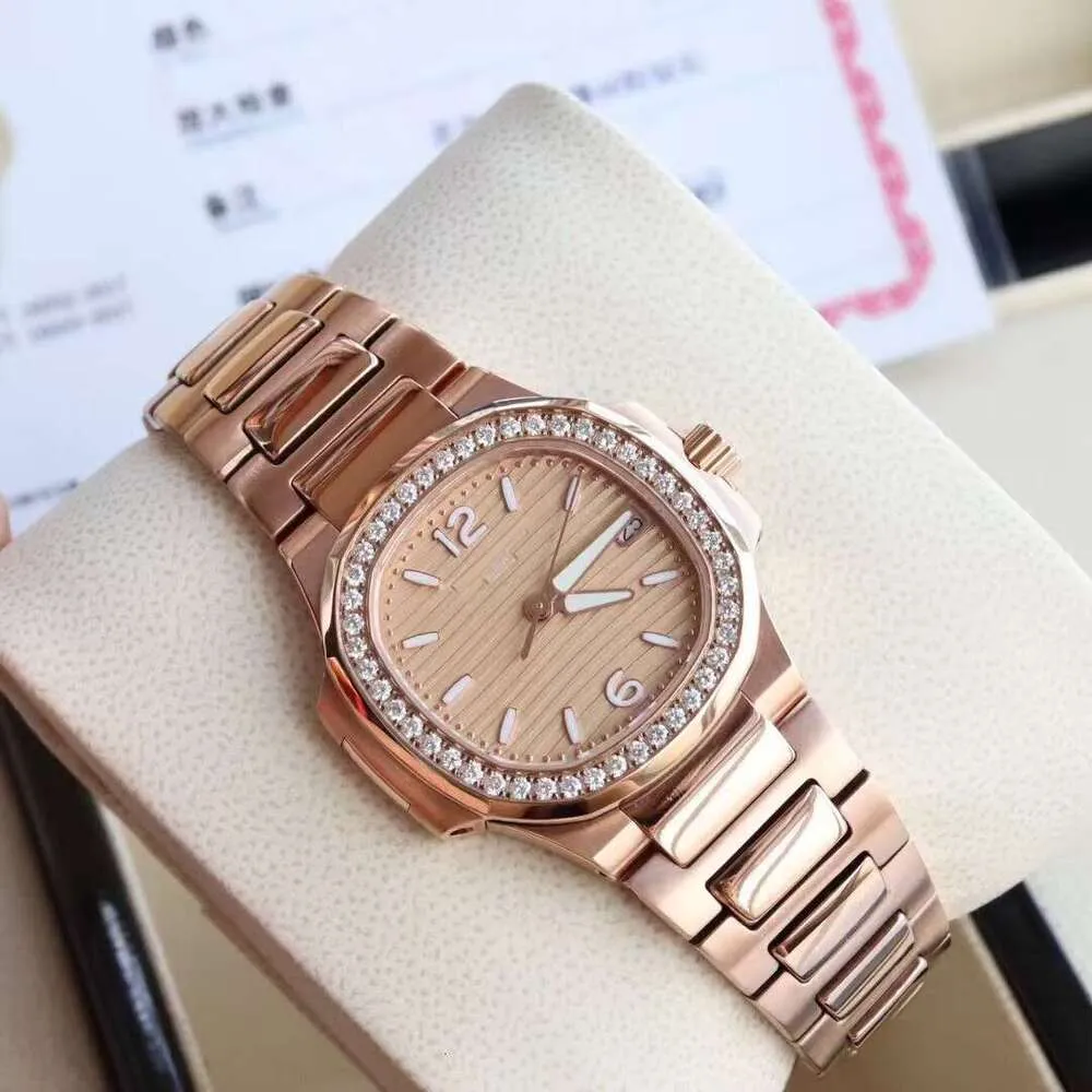 Women's Gradient Dial Rose Gold Stainless Steel Vintage Watches With ...