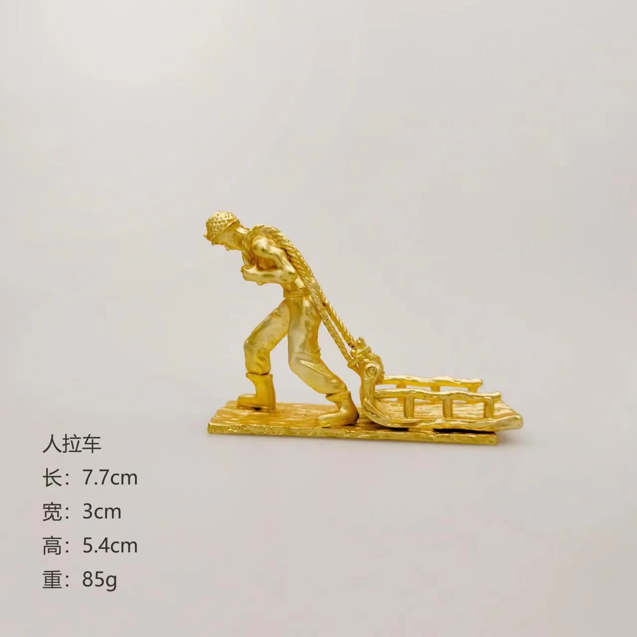 Metal Sand Gold Crafts Miners Mining Modeling Home Living Room Figure ...