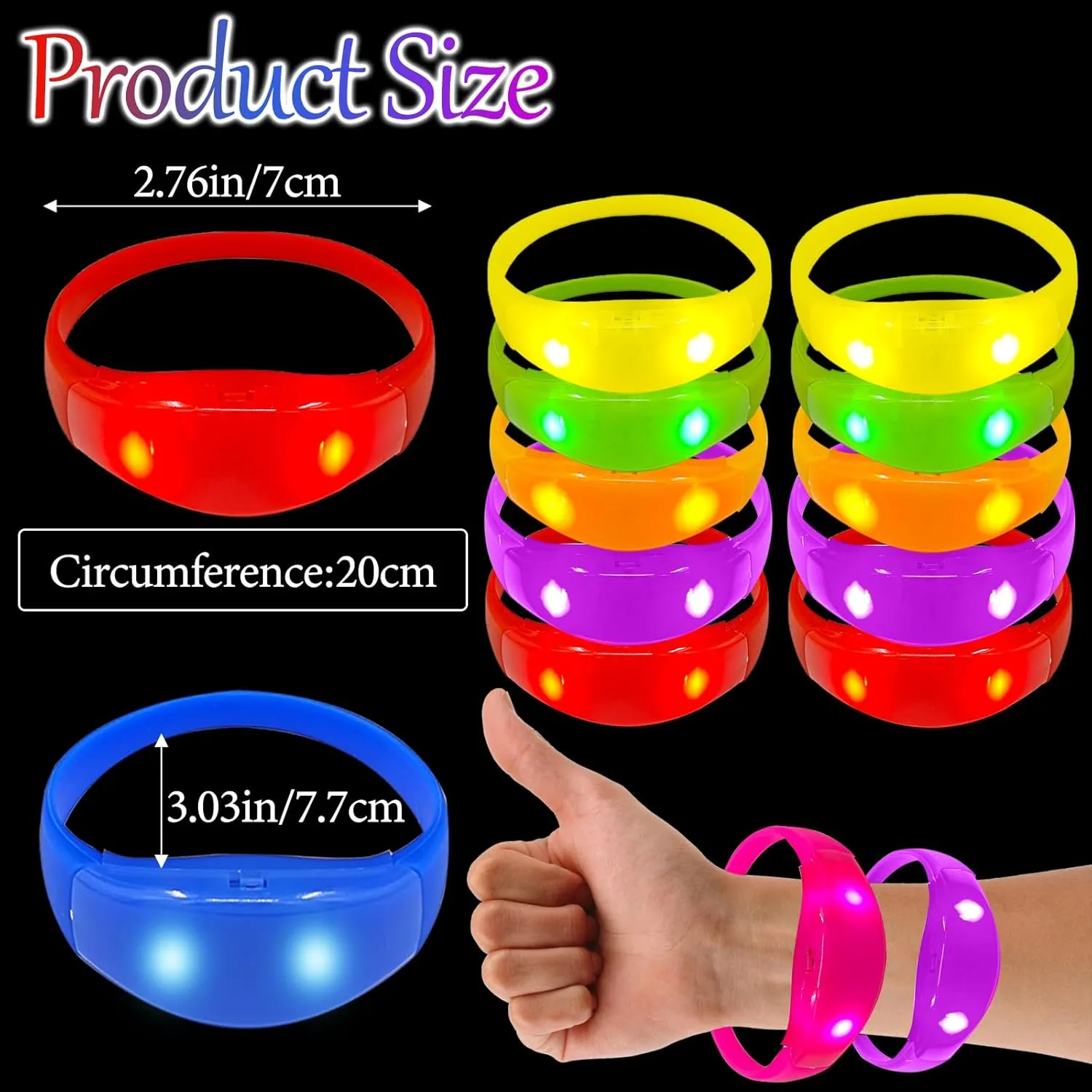 Sound Activated LED Bracelets For Adults ... From Bestdeal, $0.66 ...