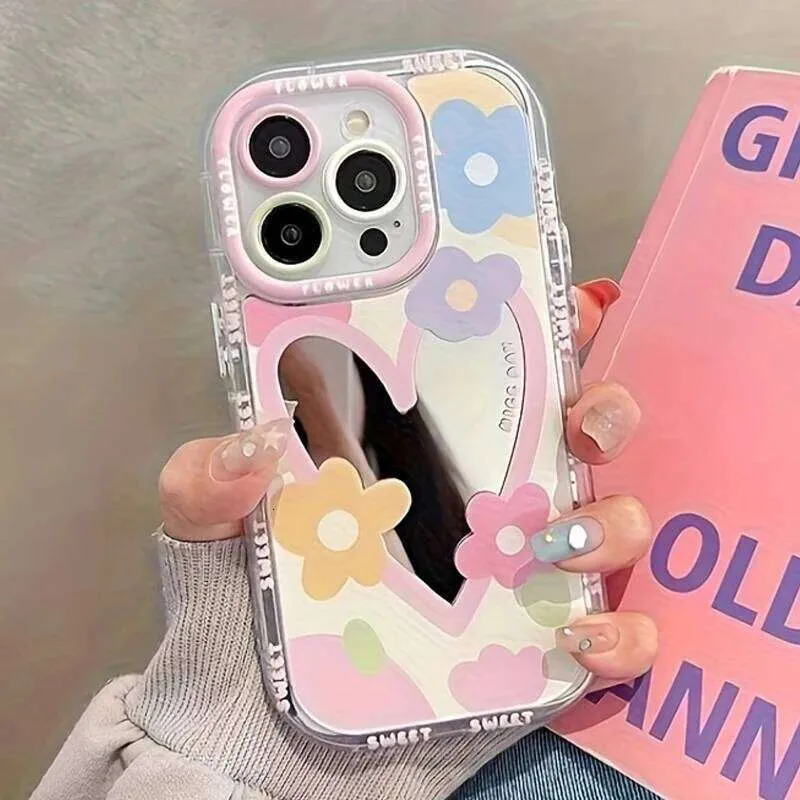 Korean Couple Hearts Air Cushion Mirror Phone Case... From Dh912603111 ...