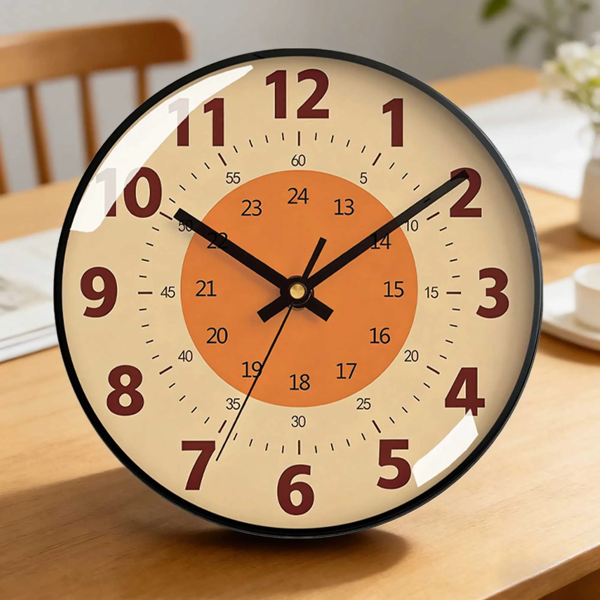 Retro Design Battery Operated Silent Large Wooden... From Cametrad, $8. ...