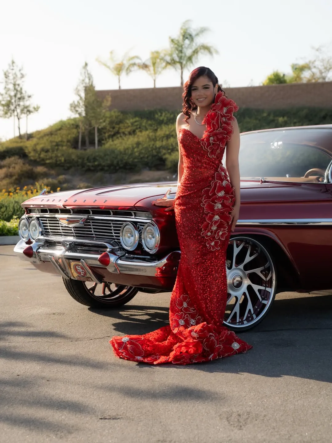 Red One Shoulder Mermaid Prom Red Prom Dress With... From Dreamcode ...