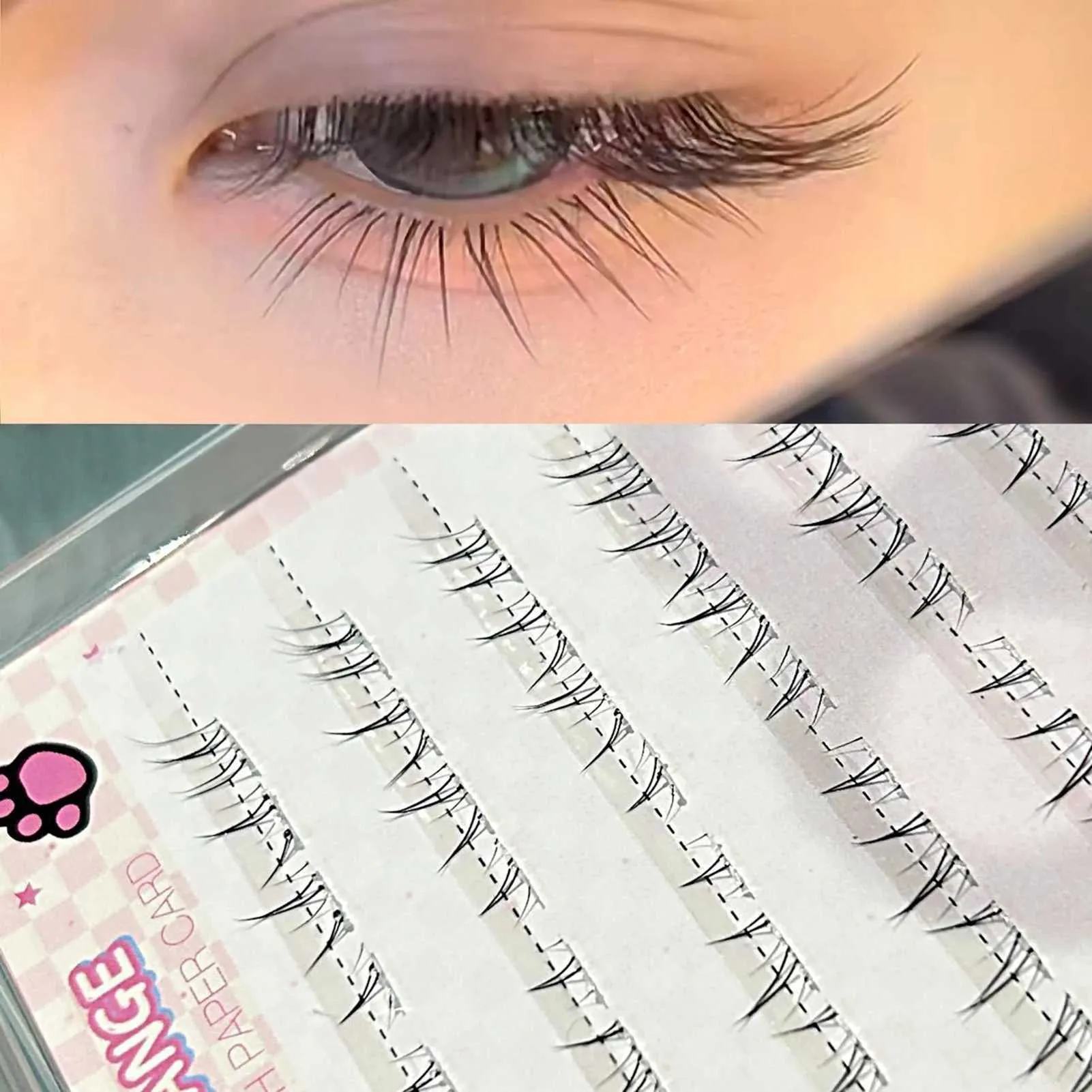 Dense Cats Eye Lower Half False Lashes 3/6/10 Rows,... From Ethanael ...