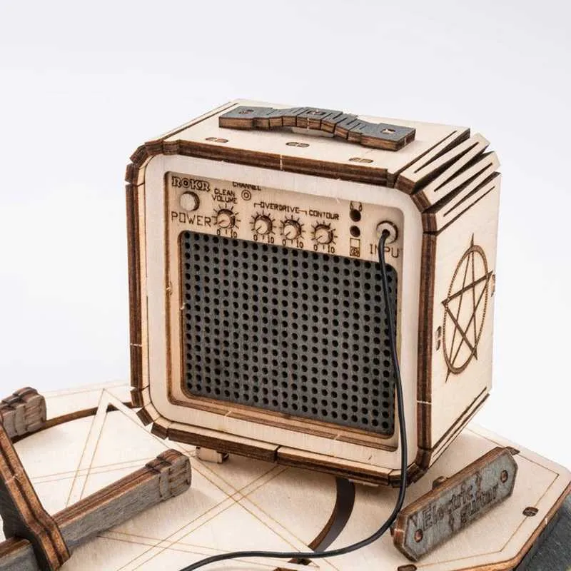 3D Wooden Electric Guitar Stand Puzzle Creative... From Norinac, $7.69 ...
