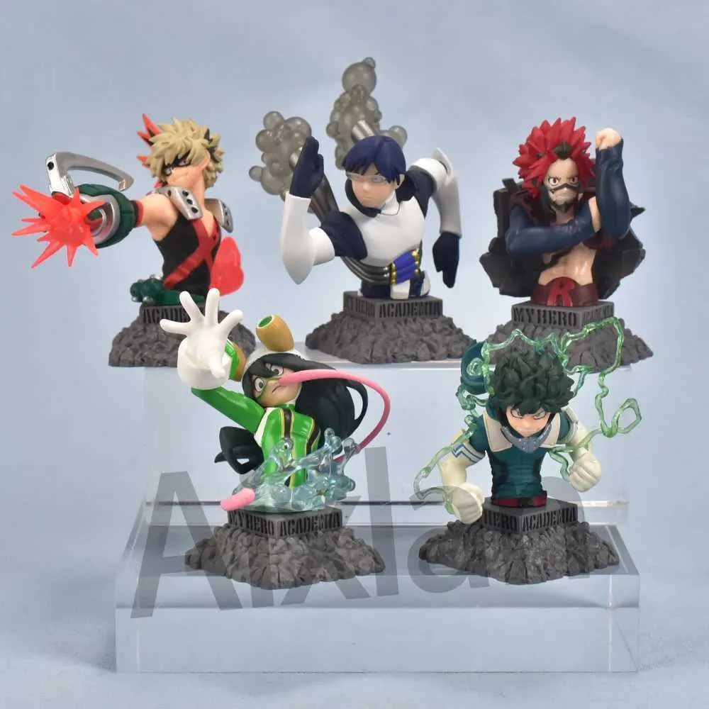 Aixlan My Hero Academia Figure: 8cm Izuku Midoriya PVC Action Figure ...