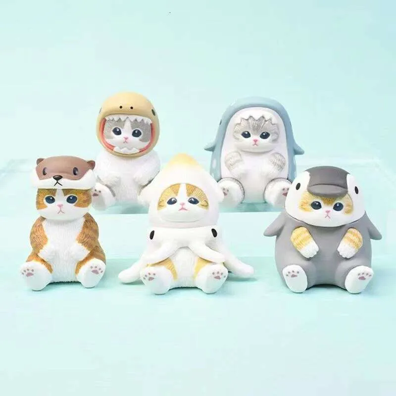 Mofusand Box Shark Cat Figure Toys Cos Marine... From 12,52 € | DHgate