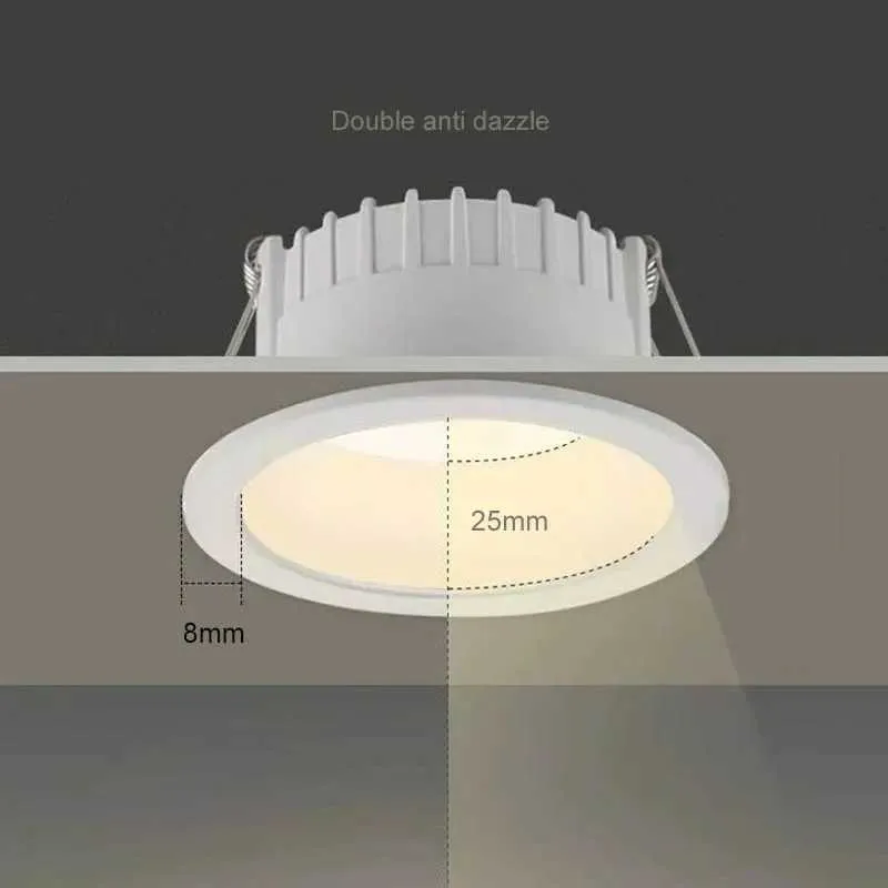 Adjustable Anti-Glare LED Tube recessed ceiling...