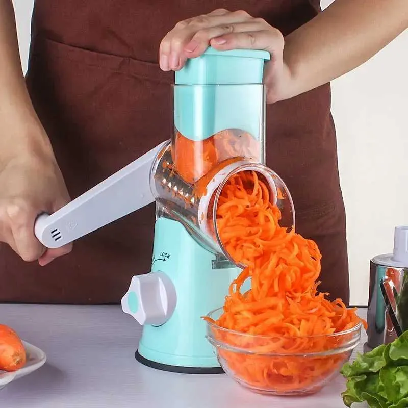 Multifunctional Manual Rotary cheese and grater for...