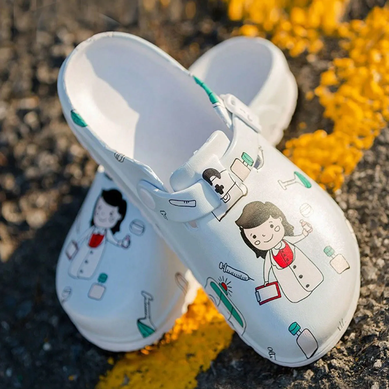 Orthopedic Nurse Slippers For Women Medical EVA Clogs, Non Slip ...