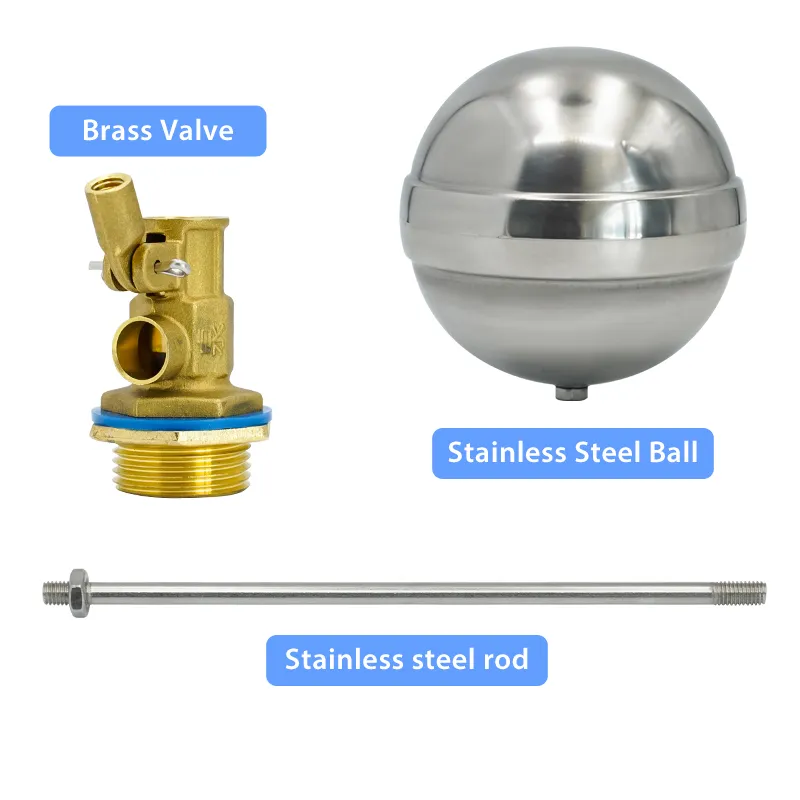 1/2 3/4 1 Brass Float Valve Cold And Hot Water Tank Floating Ball Valve ...